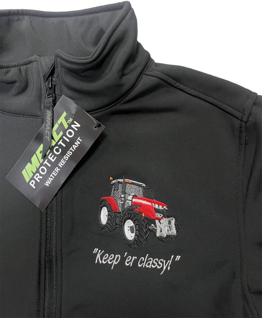 MEN'S NEW IMPACT SOFTSHELL - RED TRACTOR AND TRAILER JACKET - Murray Excel