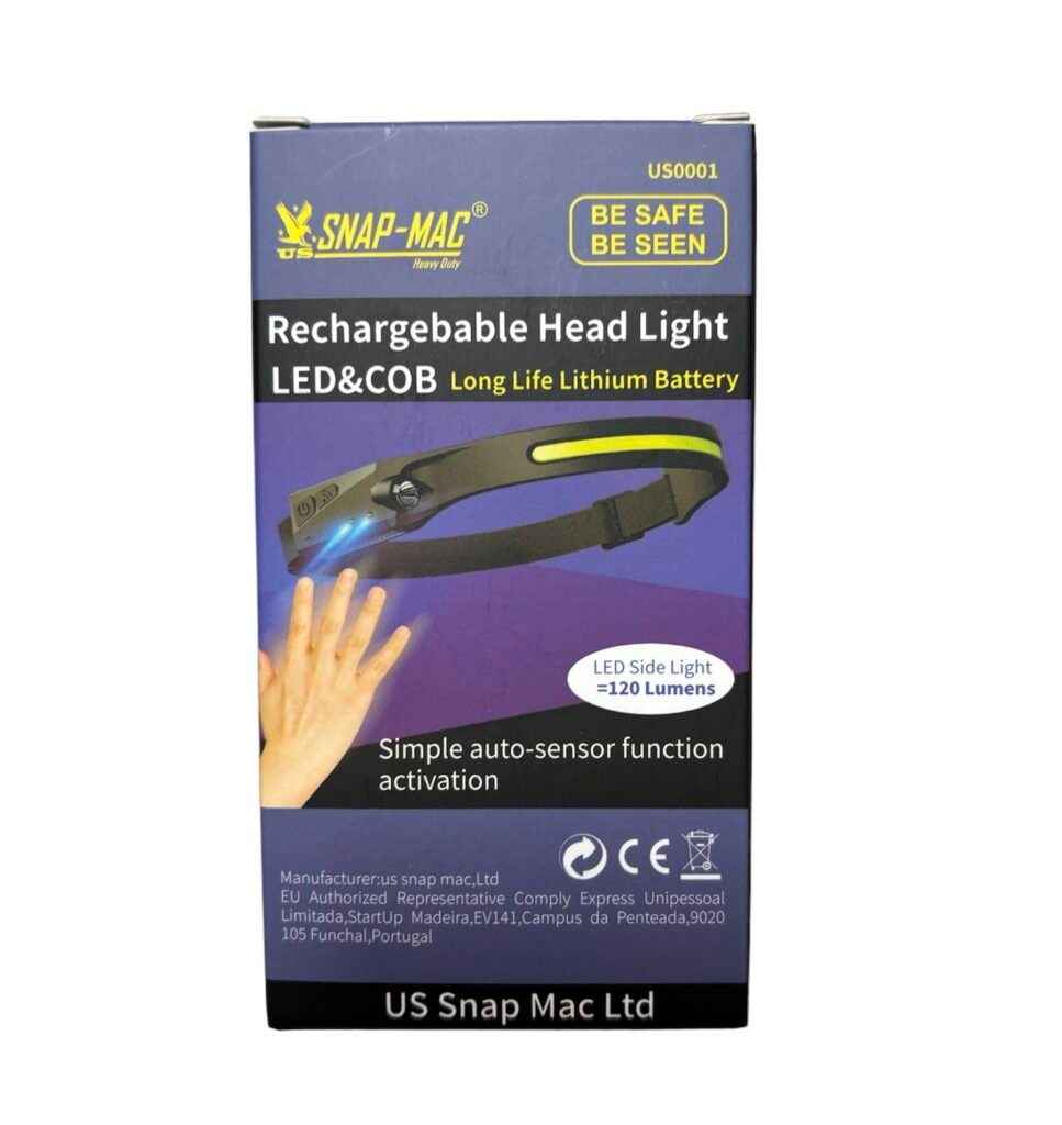 SNAP-MAC RECHARGEABLE HEAD LIGHT - Murray Excel